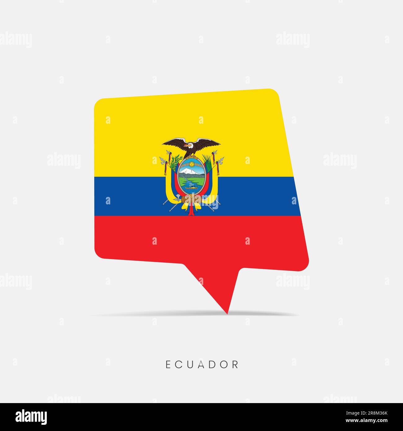 Ecuador flag bubble chat icon Stock Vector Image & Art - Alamy