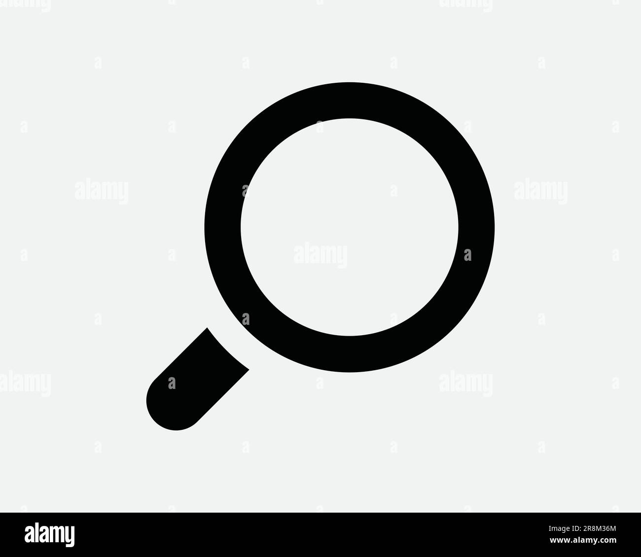 Zoom Lens Icon. Magnifying Glass Magnifier Search Optical Research Look ...