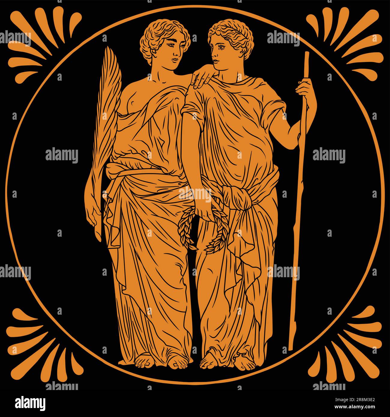 Ancient Greek people Stock Vector Image & Art - Alamy