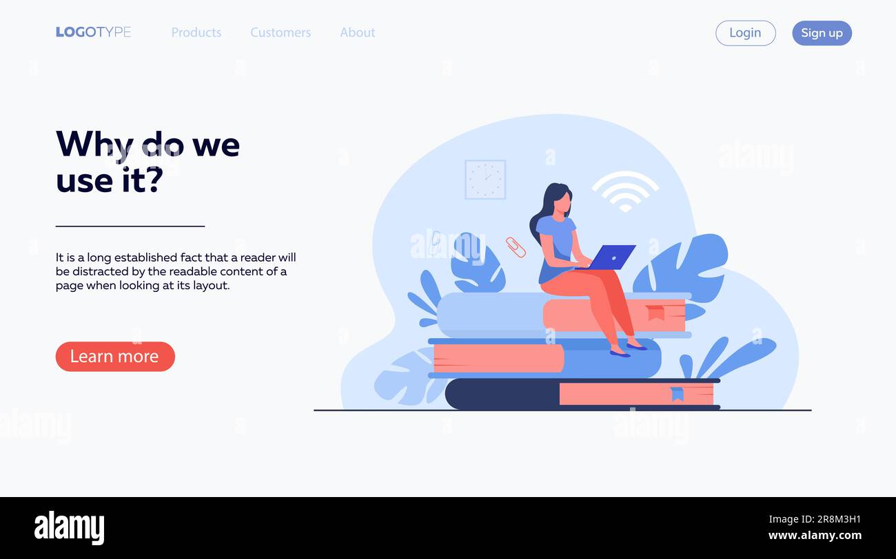 Online courses and student concept Stock Vector Image & Art - Alamy