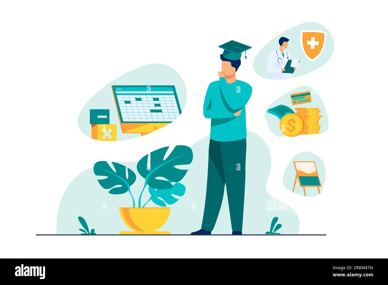 Postgraduate student Stock Vector Images - Alamy