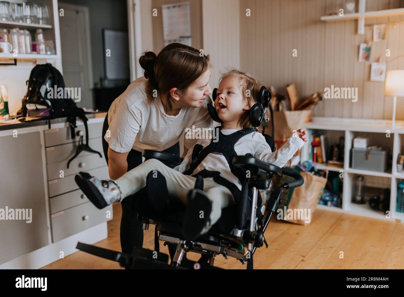 Home assistant with children hi-res stock photography and images - Alamy