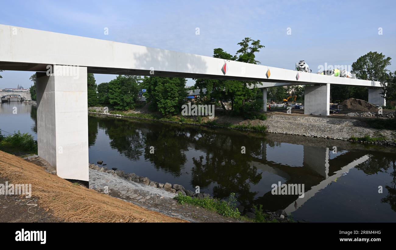 Prague, Czech Republic. 22nd June, 2023. Load test on the new HolKa ...
