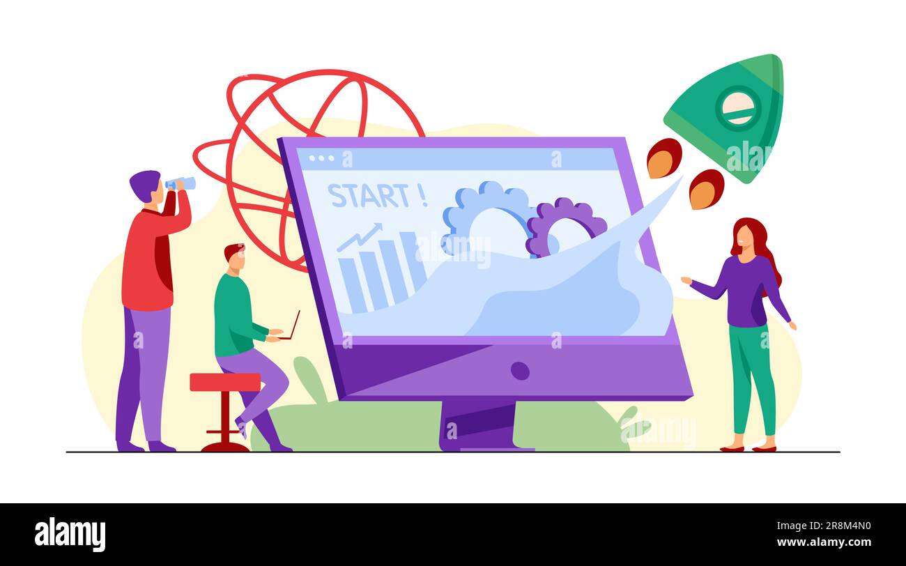 Team starting project Stock Vector Image & Art - Alamy