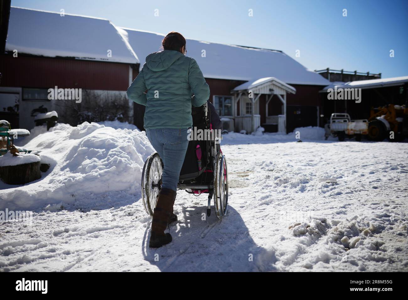 Pushing person hi-res stock photography and images - Alamy