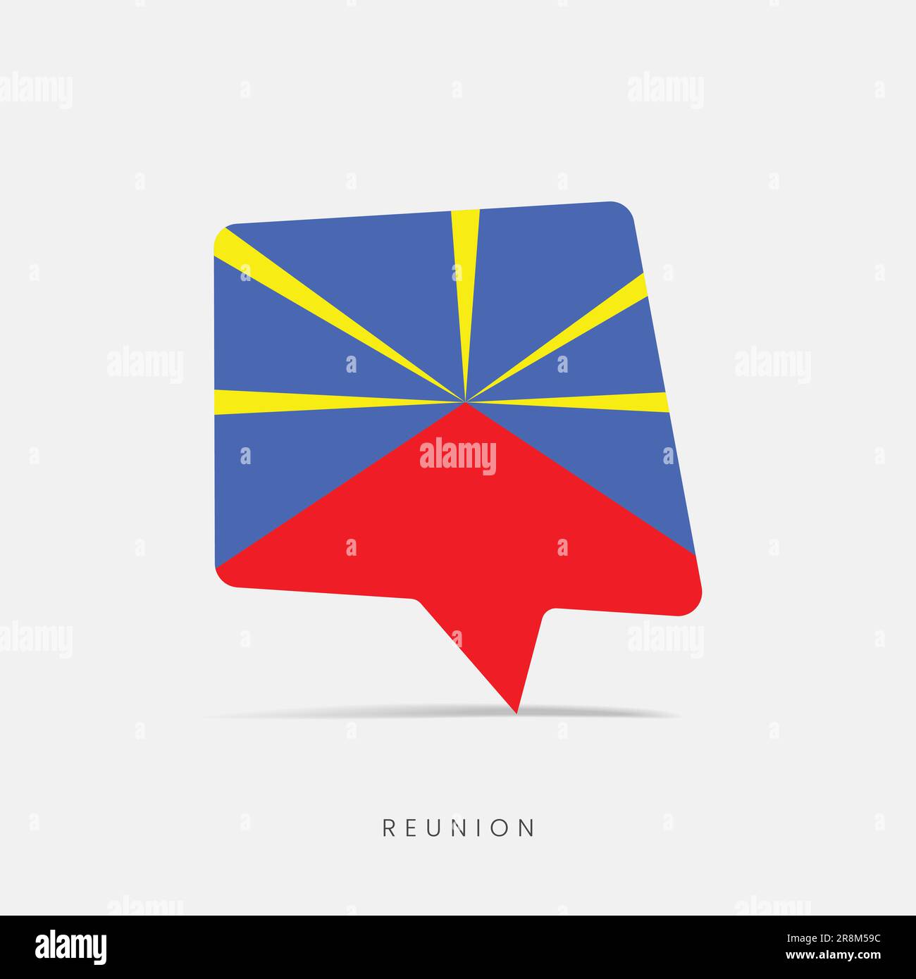 Map of reunion Stock Vector Images - Alamy