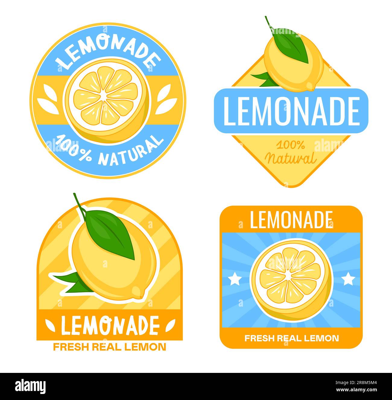 Lemonade badges design set Stock Vector Image & Art - Alamy