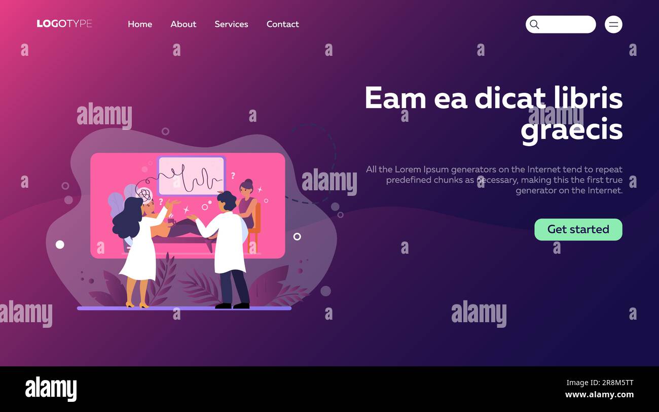 Patient counselor Stock Vector Images - Alamy