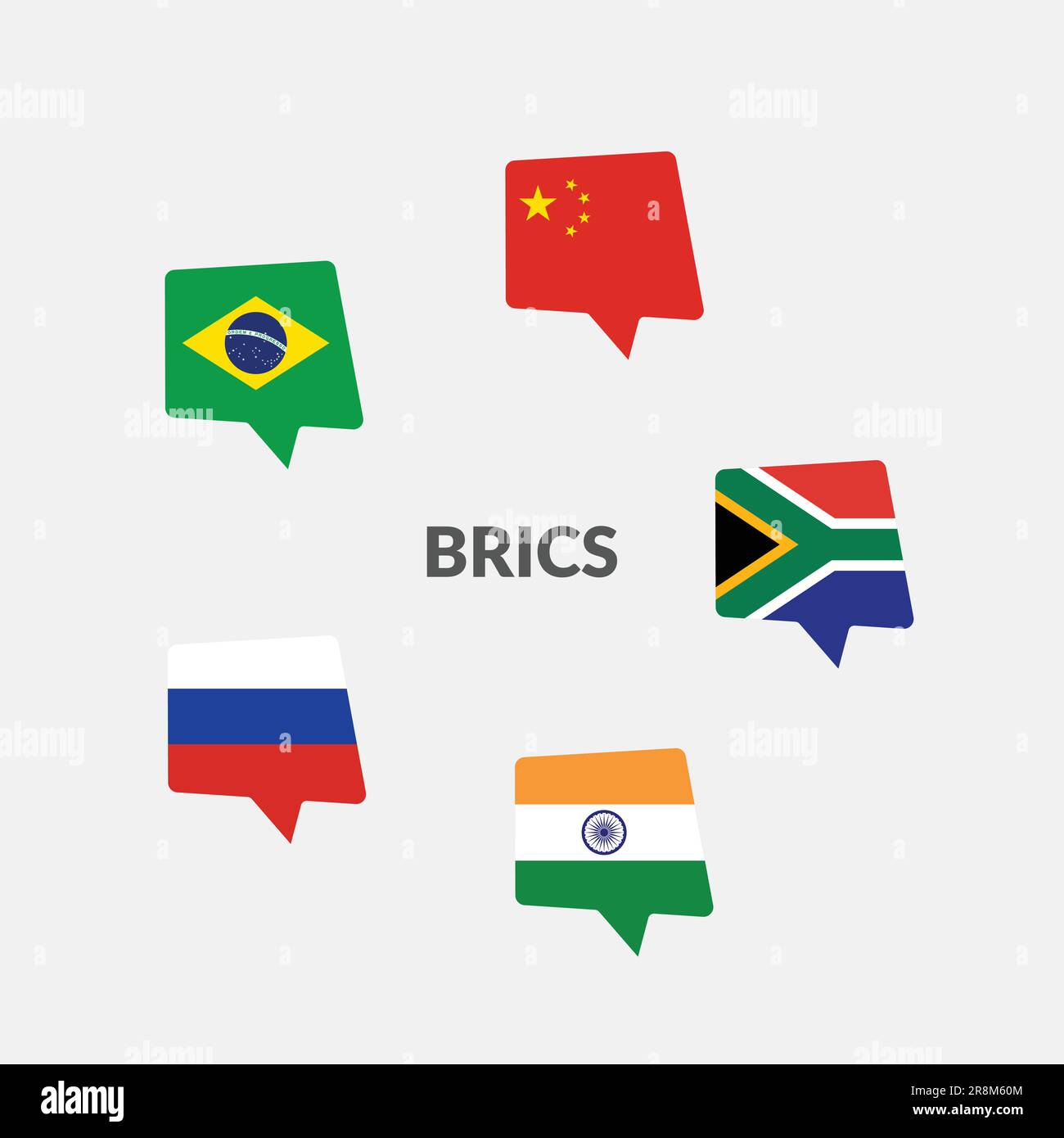 Brics countries map hi-res stock photography and images - Alamy