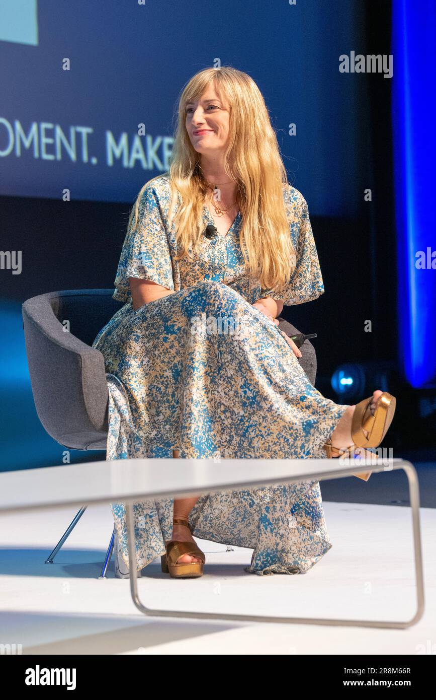 Cannes, France - June 21 2023: Laura Simpson (Chief Intelligence ...