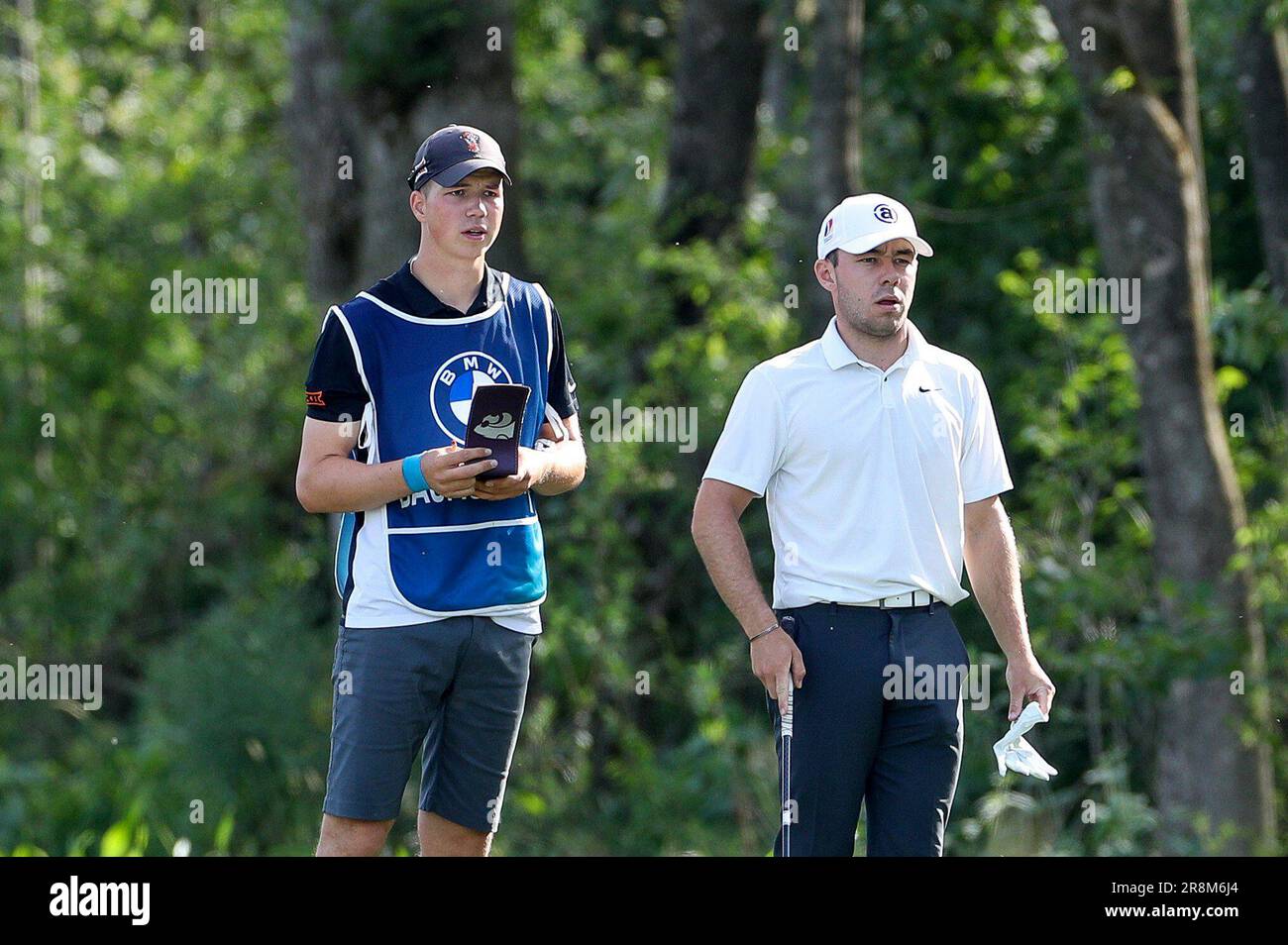 Munich, Germany. 22nd June, 2023. Golf: Europe Tour - International Open, singles, men, 1st ...