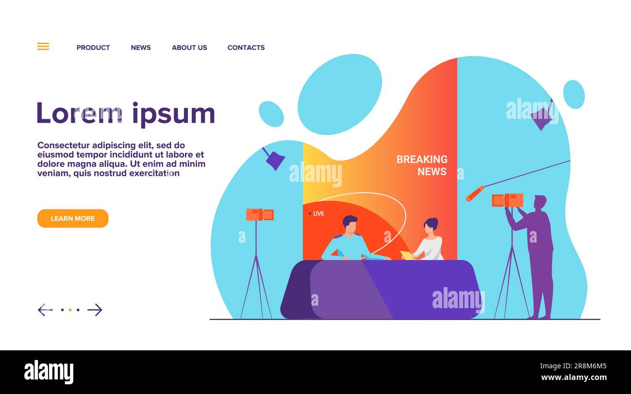 Television film crew Cut Out Stock Images & Pictures - Alamy