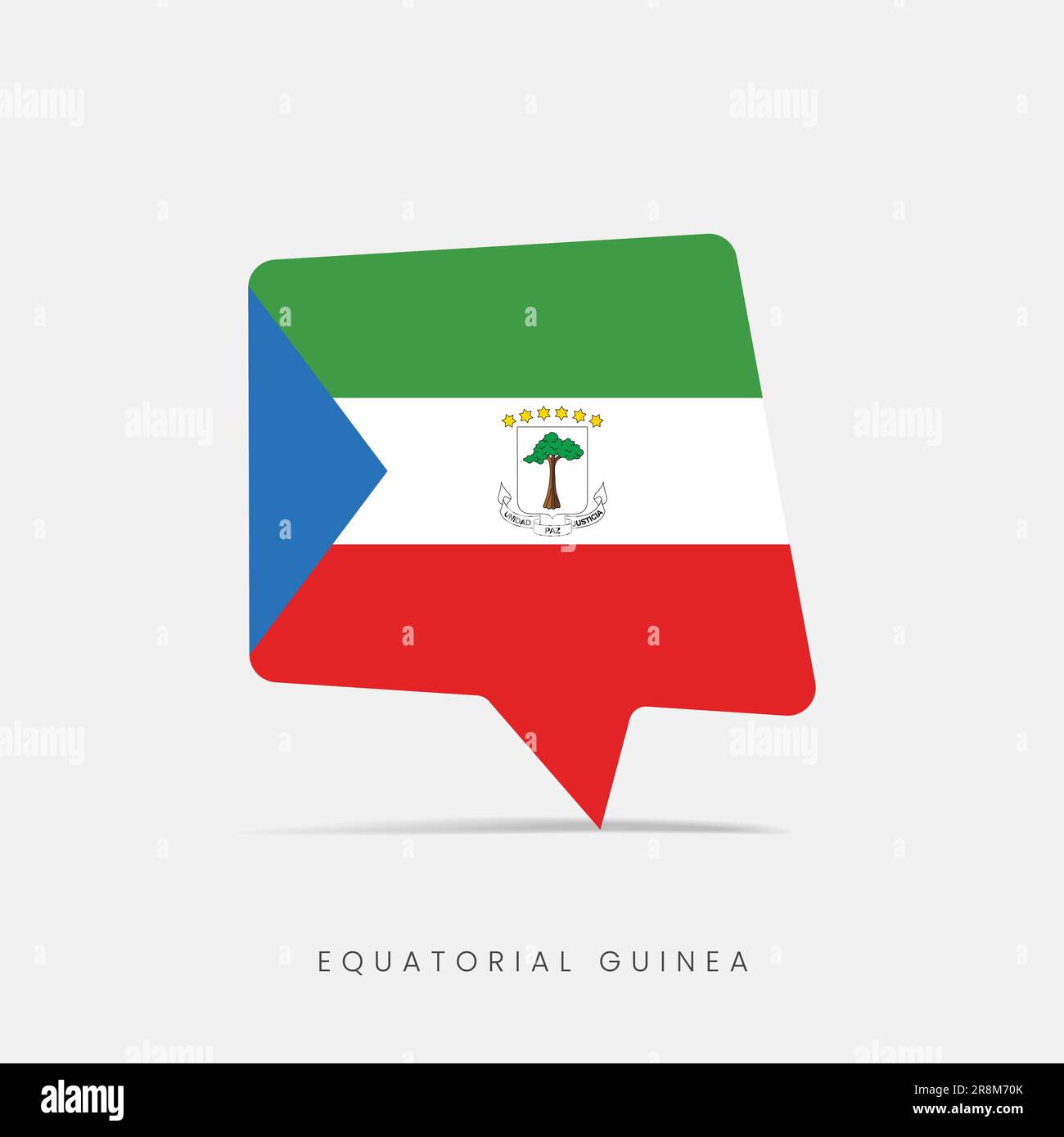 Equatorial Guinea flag bubble chat icon Stock Vector Image & Art - Alamy