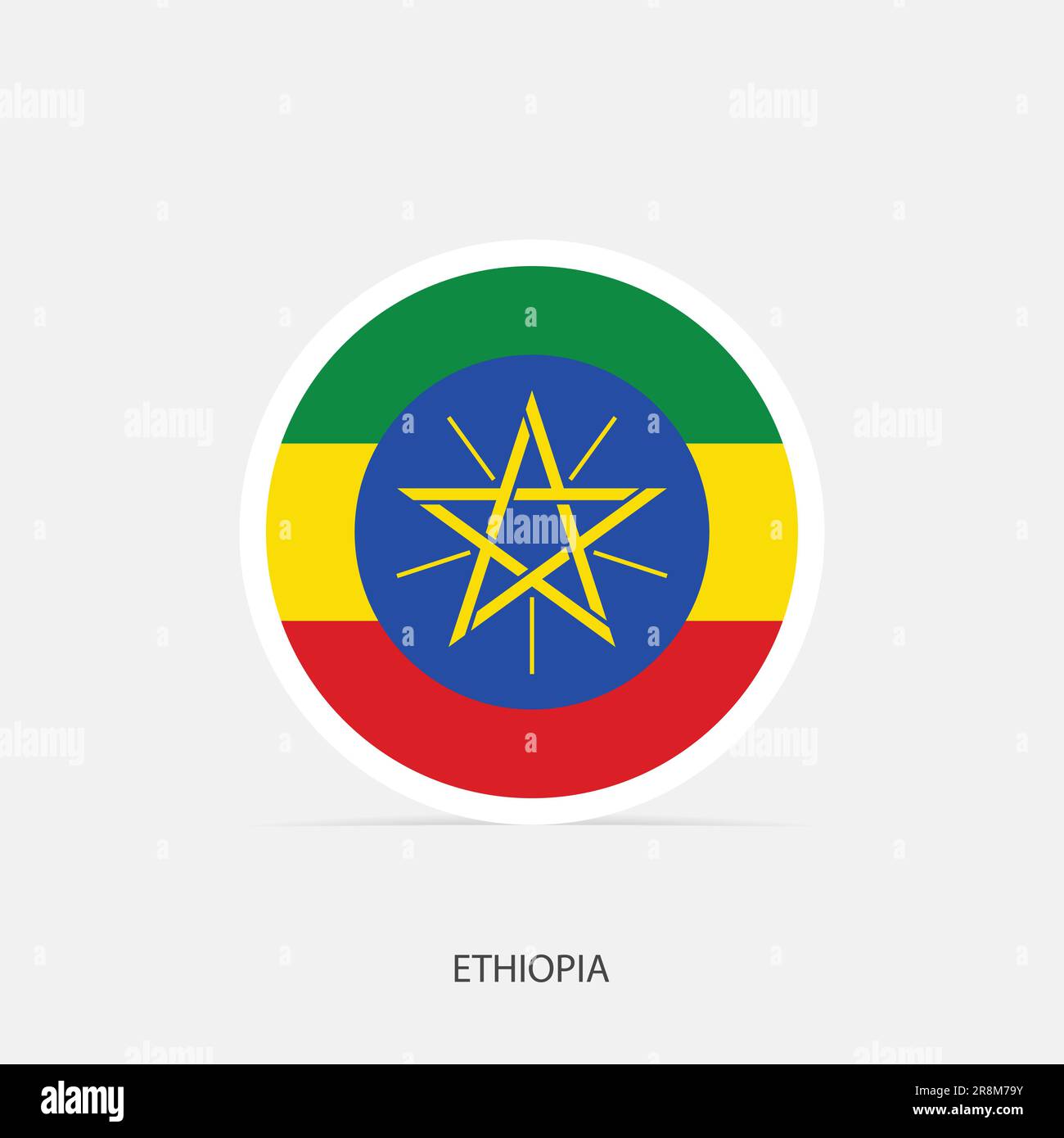 Ethiopia ethiopian flag Stock Vector Images - Alamy