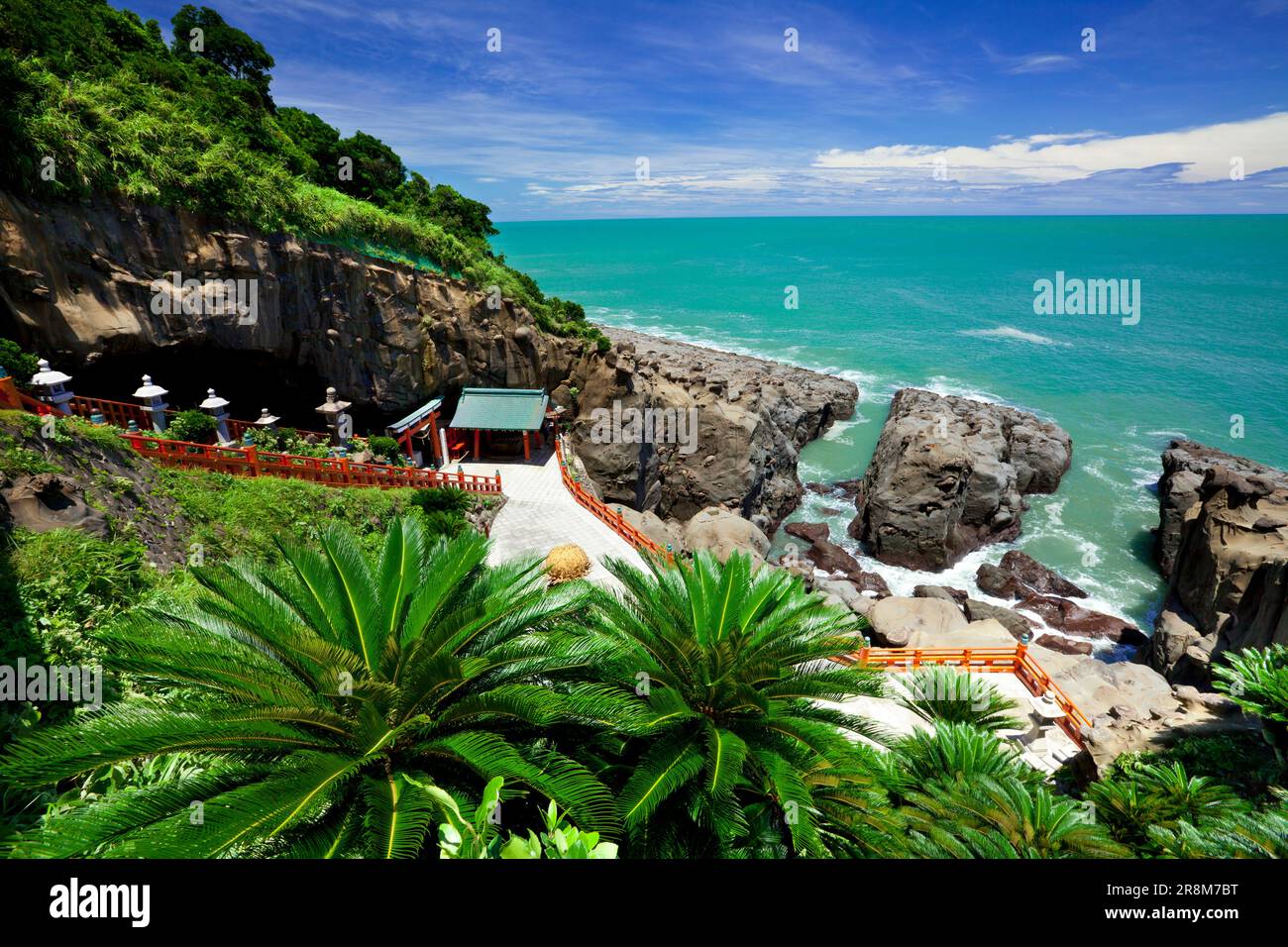 Udo Jingu Shrine and the Pacific Ocean Stock Photo - Alamy