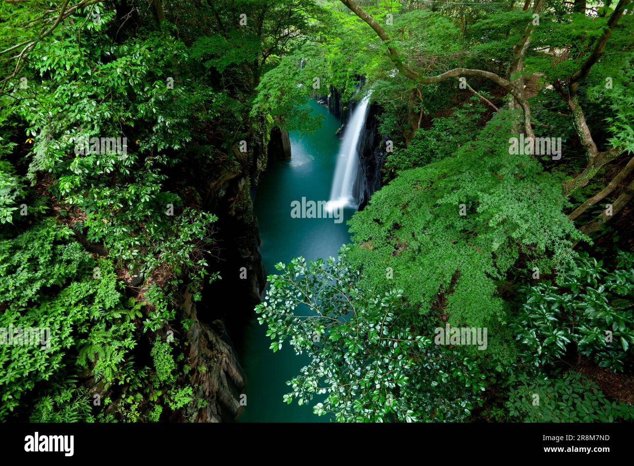Manai no taki waterfall, Takachiho Gorge Stock Photo - Alamy