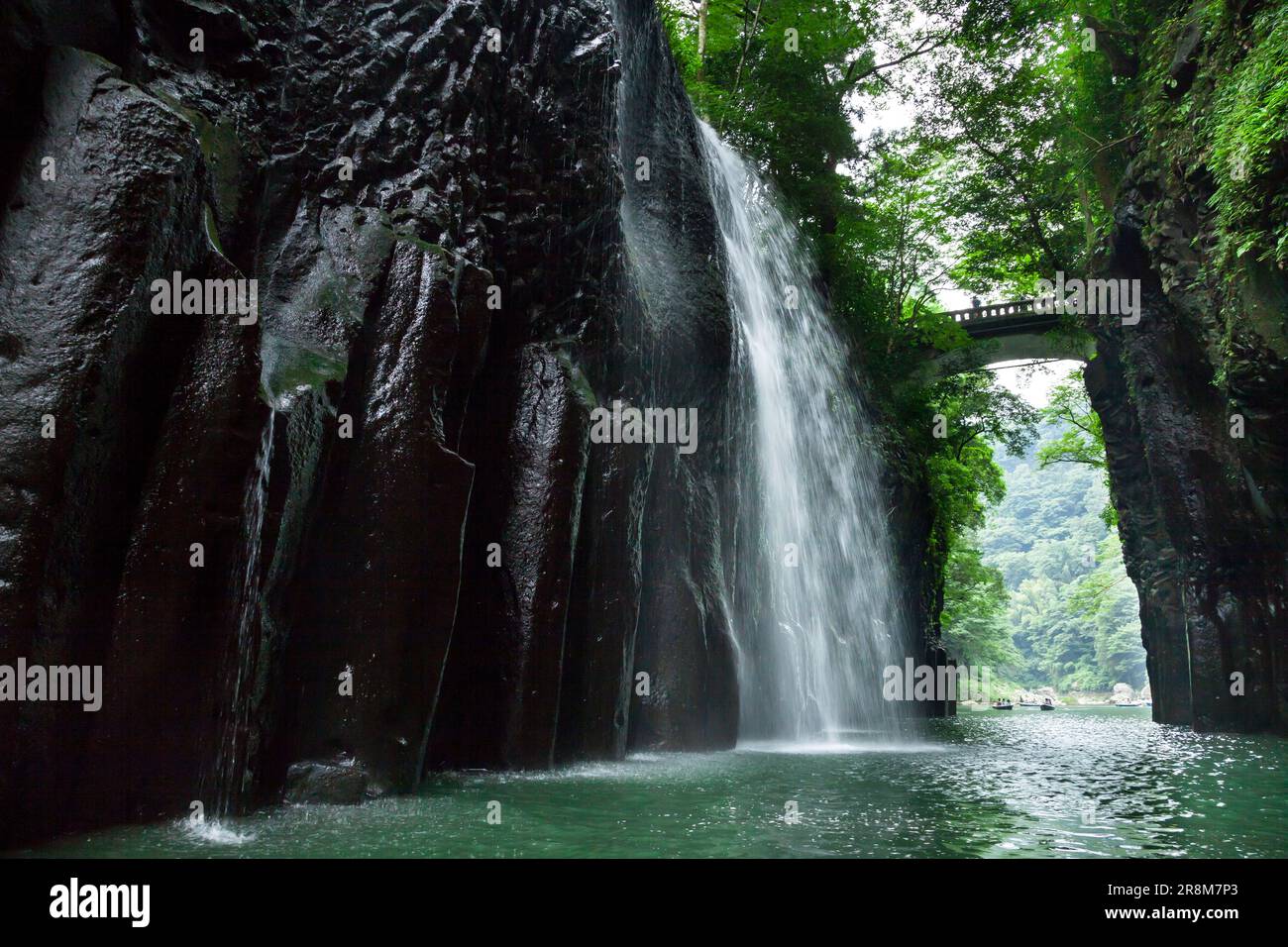 Manai no taki waterfall, Takachiho Gorge Stock Photo - Alamy