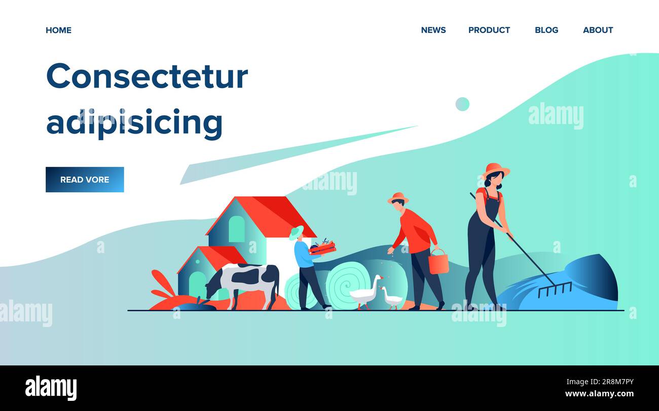 Farmland rancher Stock Vector Images - Alamy