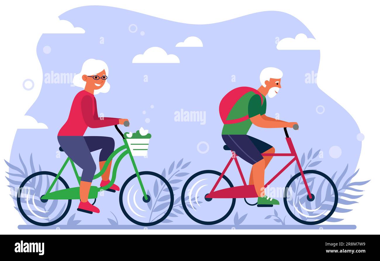 Cycling in city on Cut Out Stock Images & Pictures - Alamy