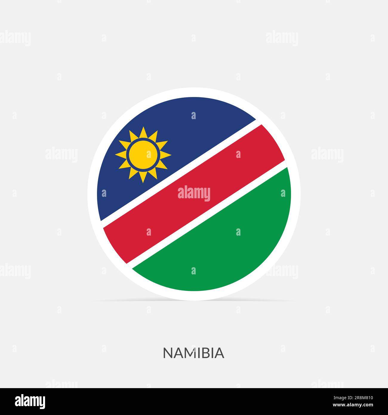 Namibian flag Stock Vector Images - Alamy
