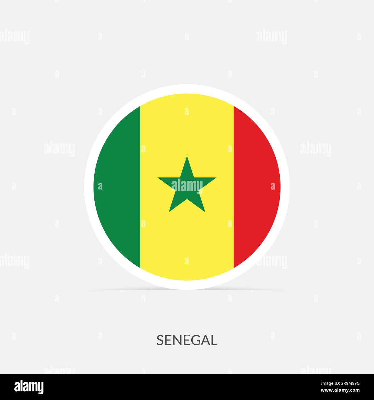 Senegal badge Stock Vector Images - Alamy