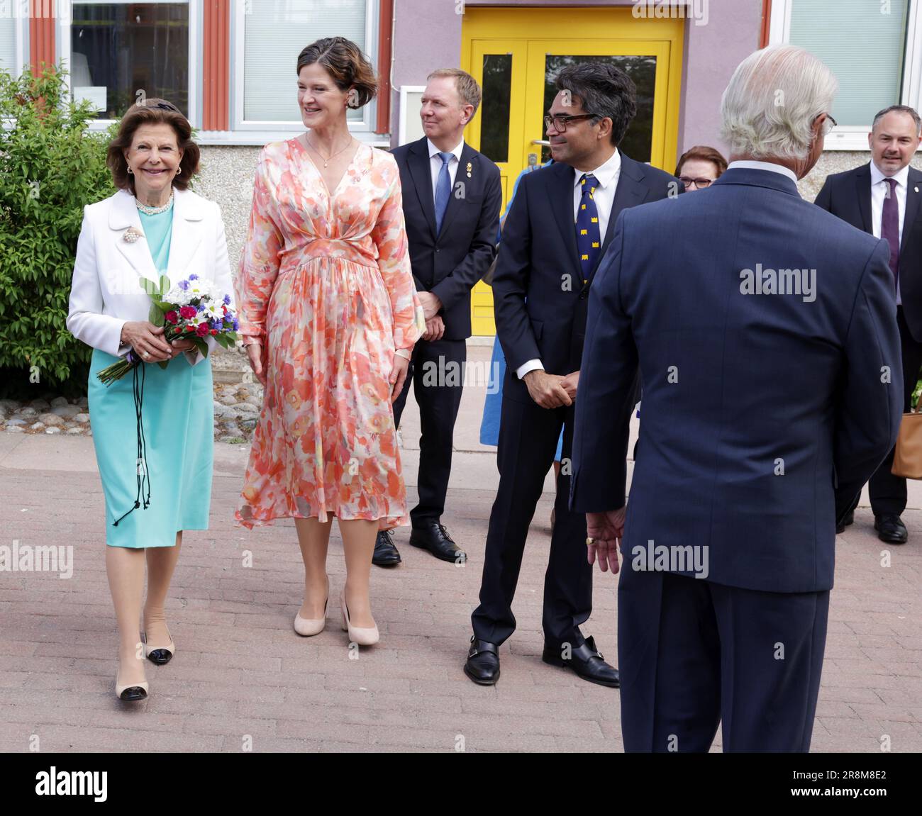 Queen Silvia, County Governor Anna Kinberg Batra and husband David ...