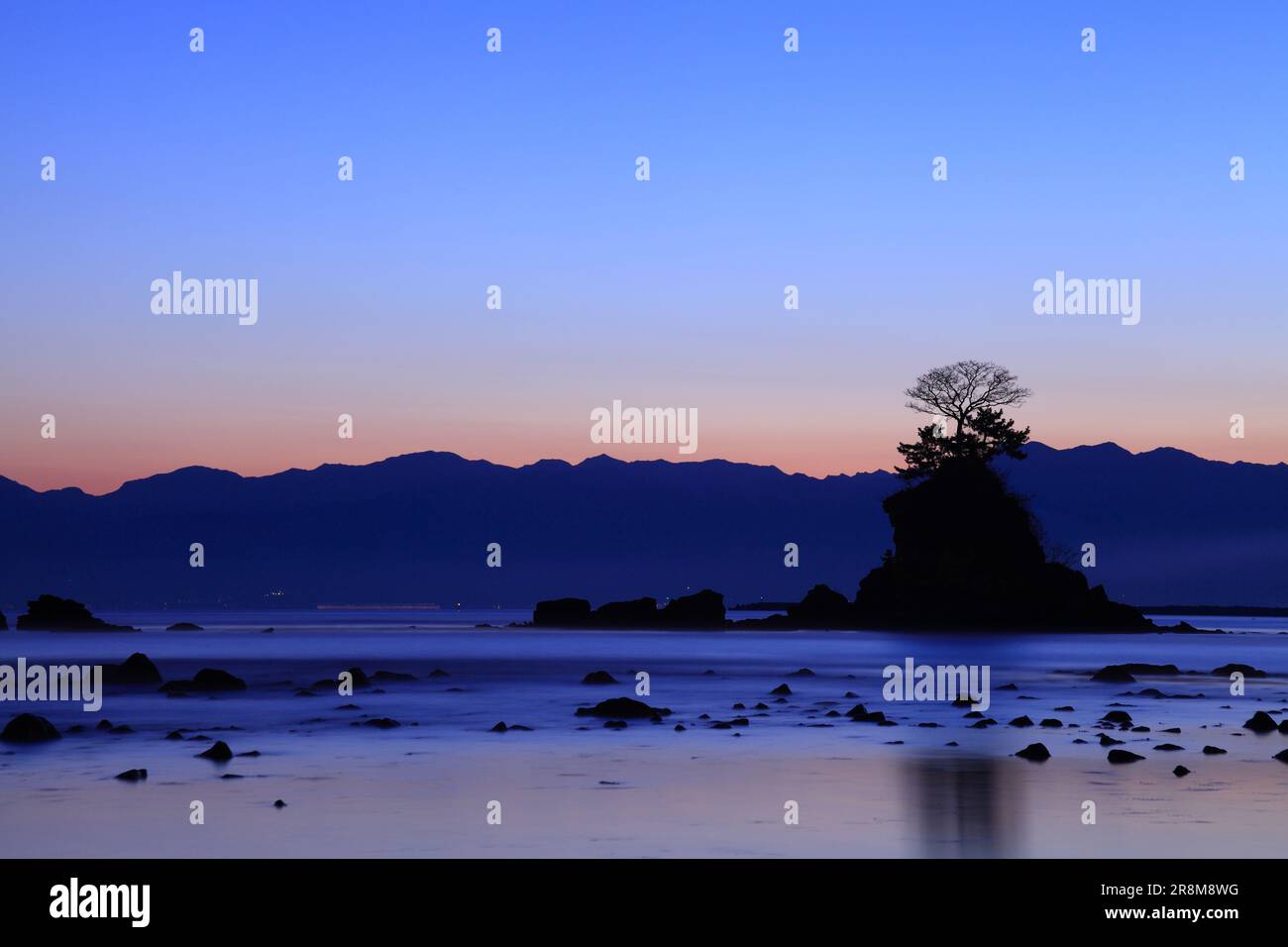 Amaharashi coast sunrise Stock Photo - Alamy