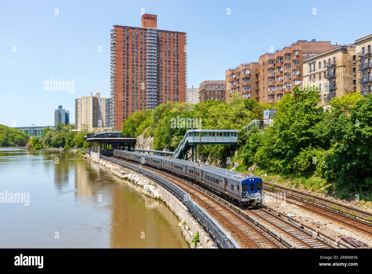 New York City, United States - May 10, 2023: Metro-North Railroad ...