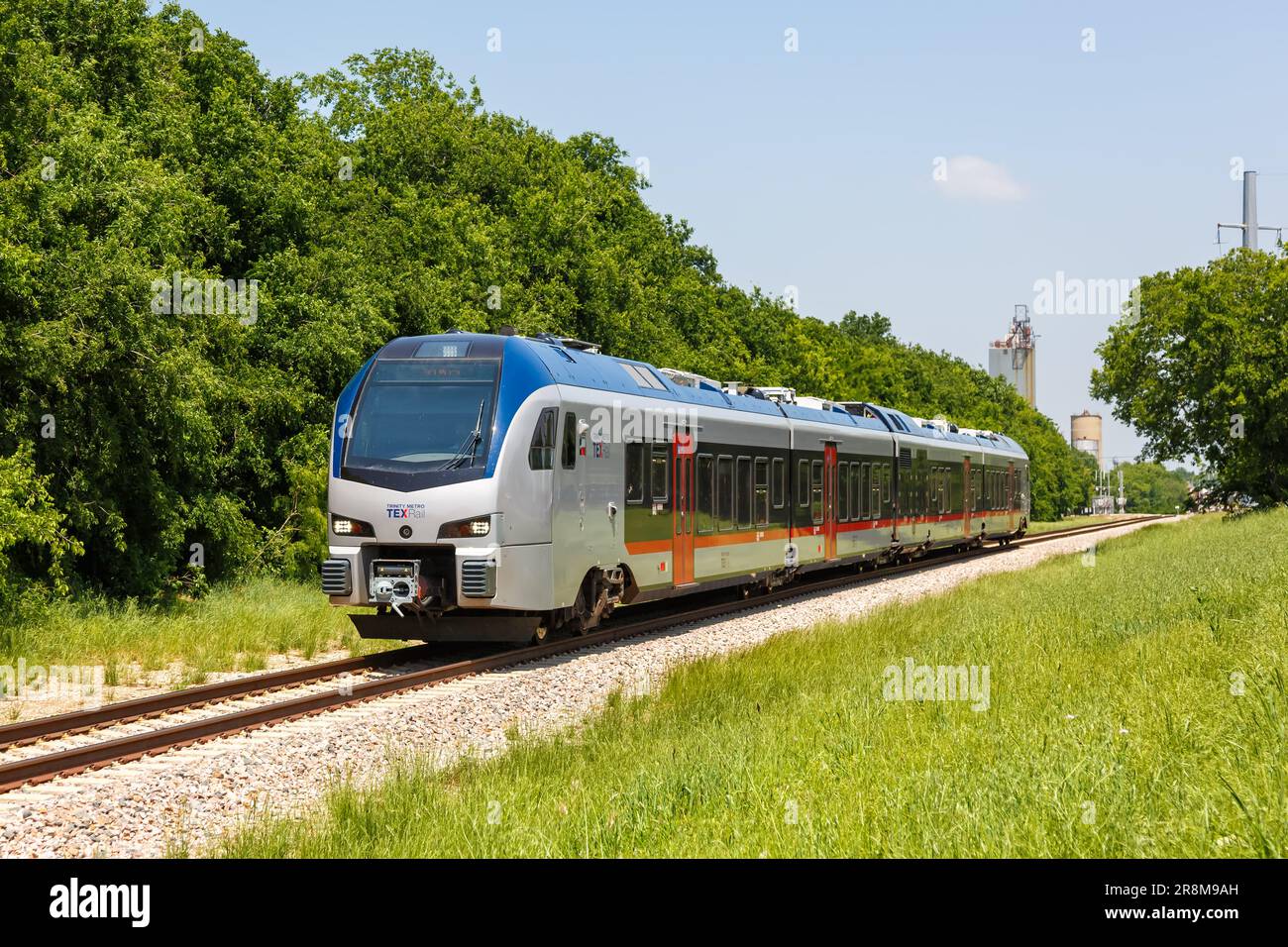Grapevine, United States - May 5, 2023: TEXRail train operated by ...