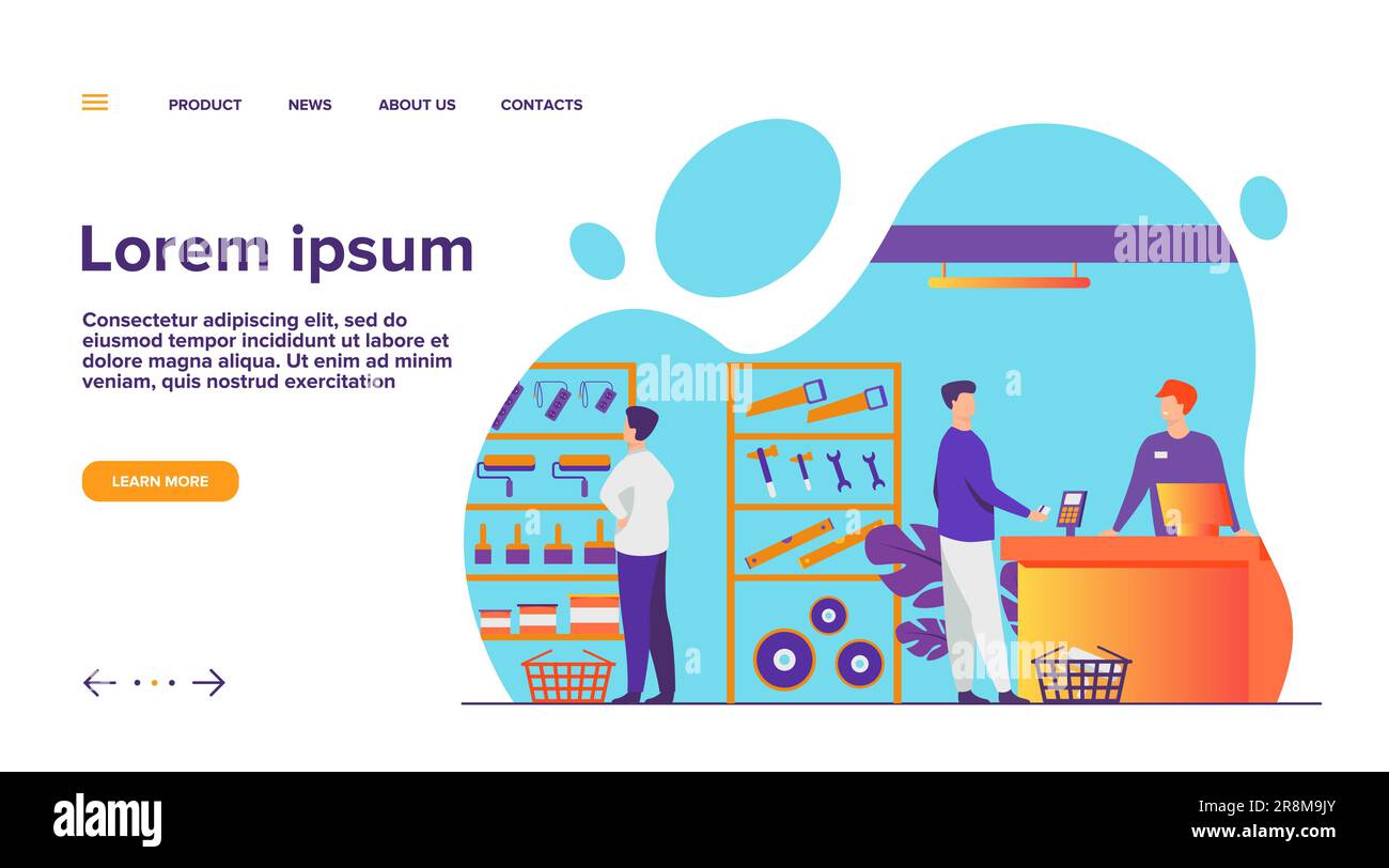 Tool shop customers Stock Vector Image & Art - Alamy