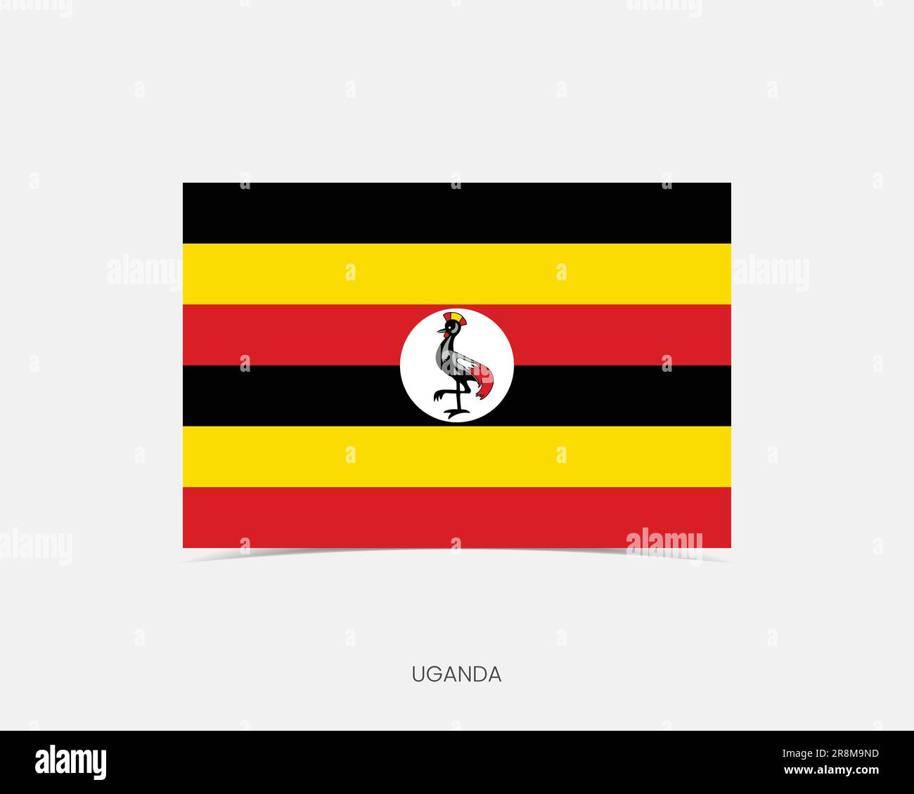 Uganda country map black Stock Vector Images - Alamy