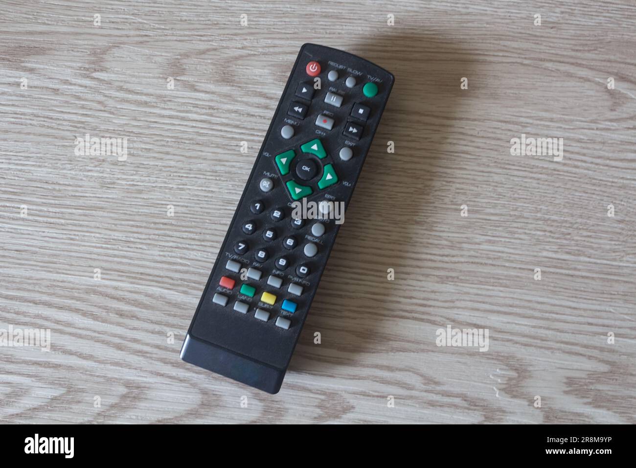 Black tv remote control hi-res stock photography and images - Alamy