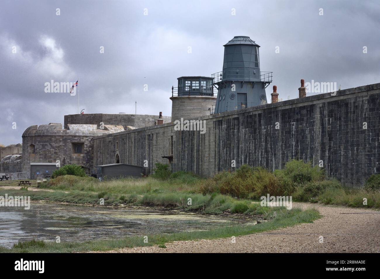 Hurst Castle fortress on Hurst Point Stock Photo - Alamy