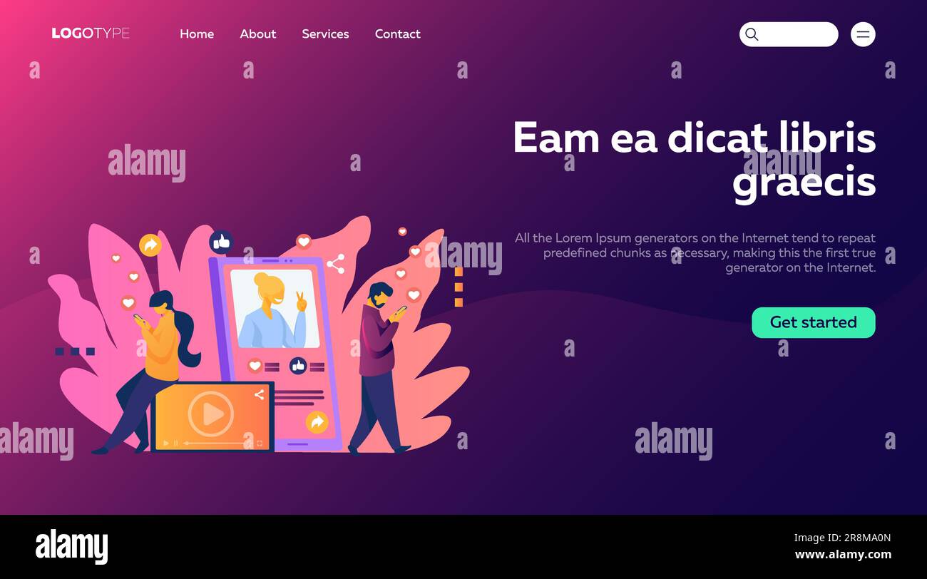 Social media popularity Stock Vector Image & Art - Alamy