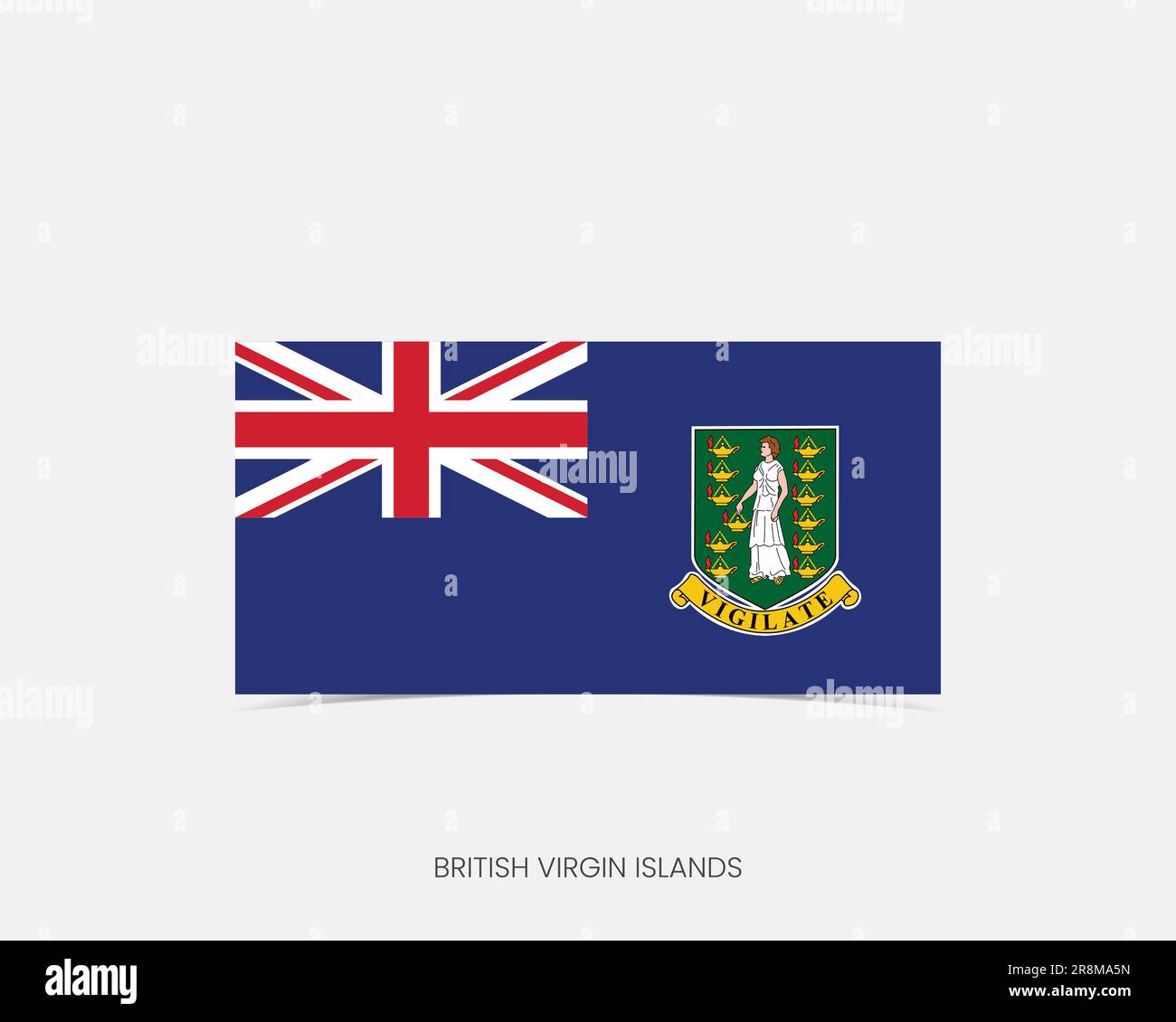 Map of british virgin islands Stock Vector Images - Alamy