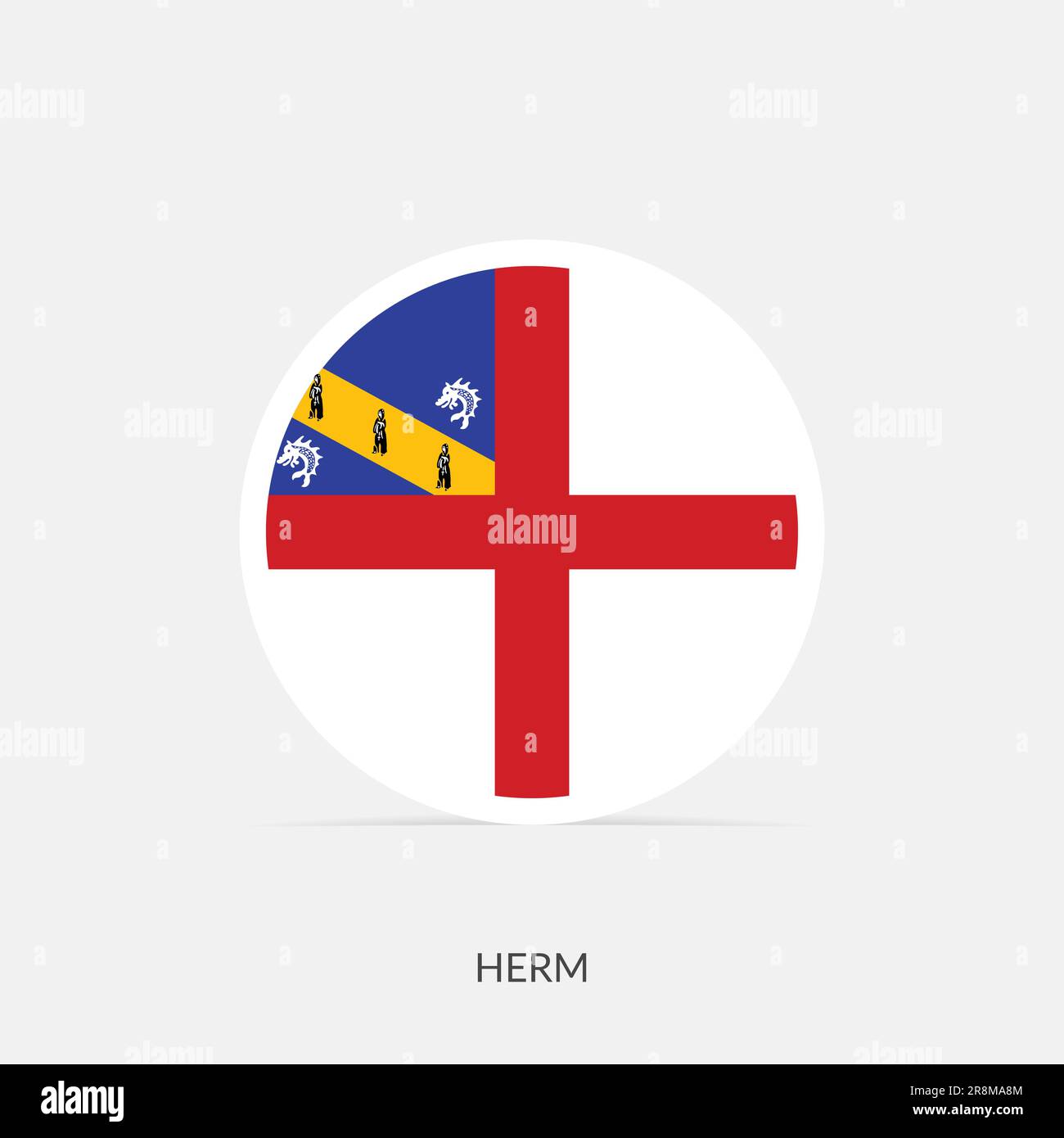 Herm island map hi-res stock photography and images - Alamy