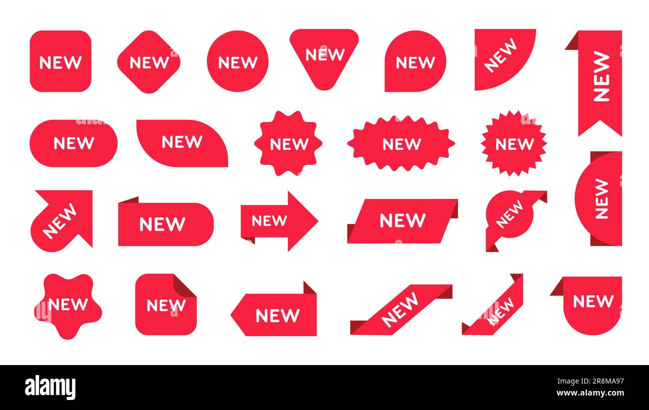 Product stickers Stock Vector Images - Alamy