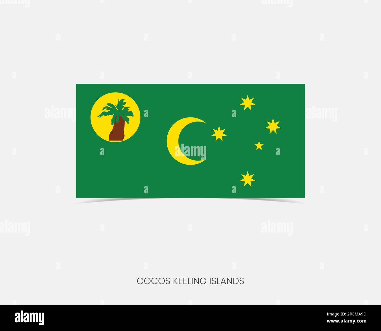 Map of cocos islands hi-res stock photography and images - Alamy