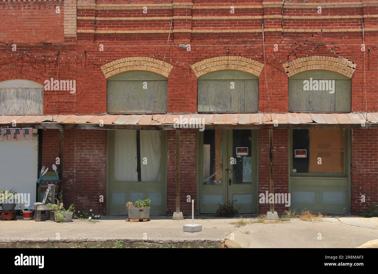 Historic Building Detail Located in Downtown Granger TX Stock Photo - Alamy