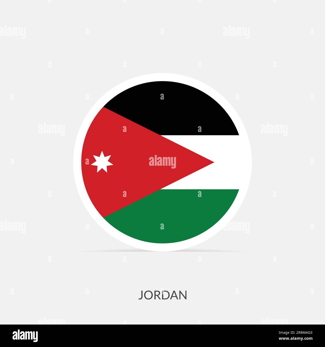 Jordan icon circle Stock Vector Images - Alamy