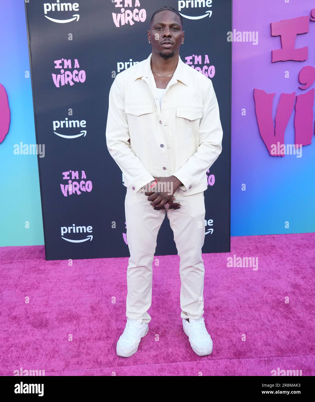 Los Angeles, USA. 21st June, 2023. Mitchell Edwards arrives at the ...