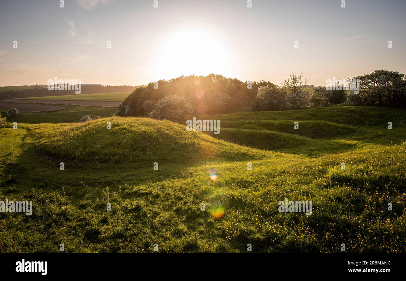 Huggate Dykes Bronze Age earthwork dykes and ditches in the Yorkshire ...