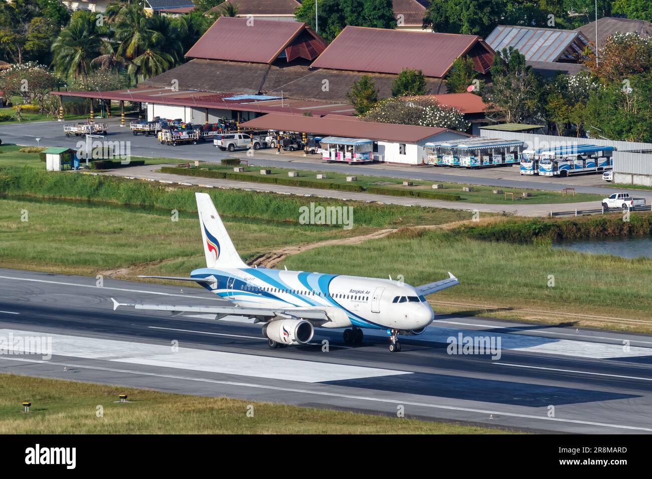 Ko Samui, Thailand - February 11, 2023: Bangkok Air Airbus A319 ...