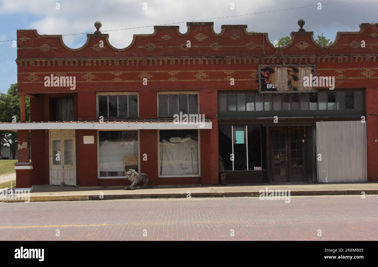 Historic Building Detail Located in Downtown Granger TX Stock Photo - Alamy