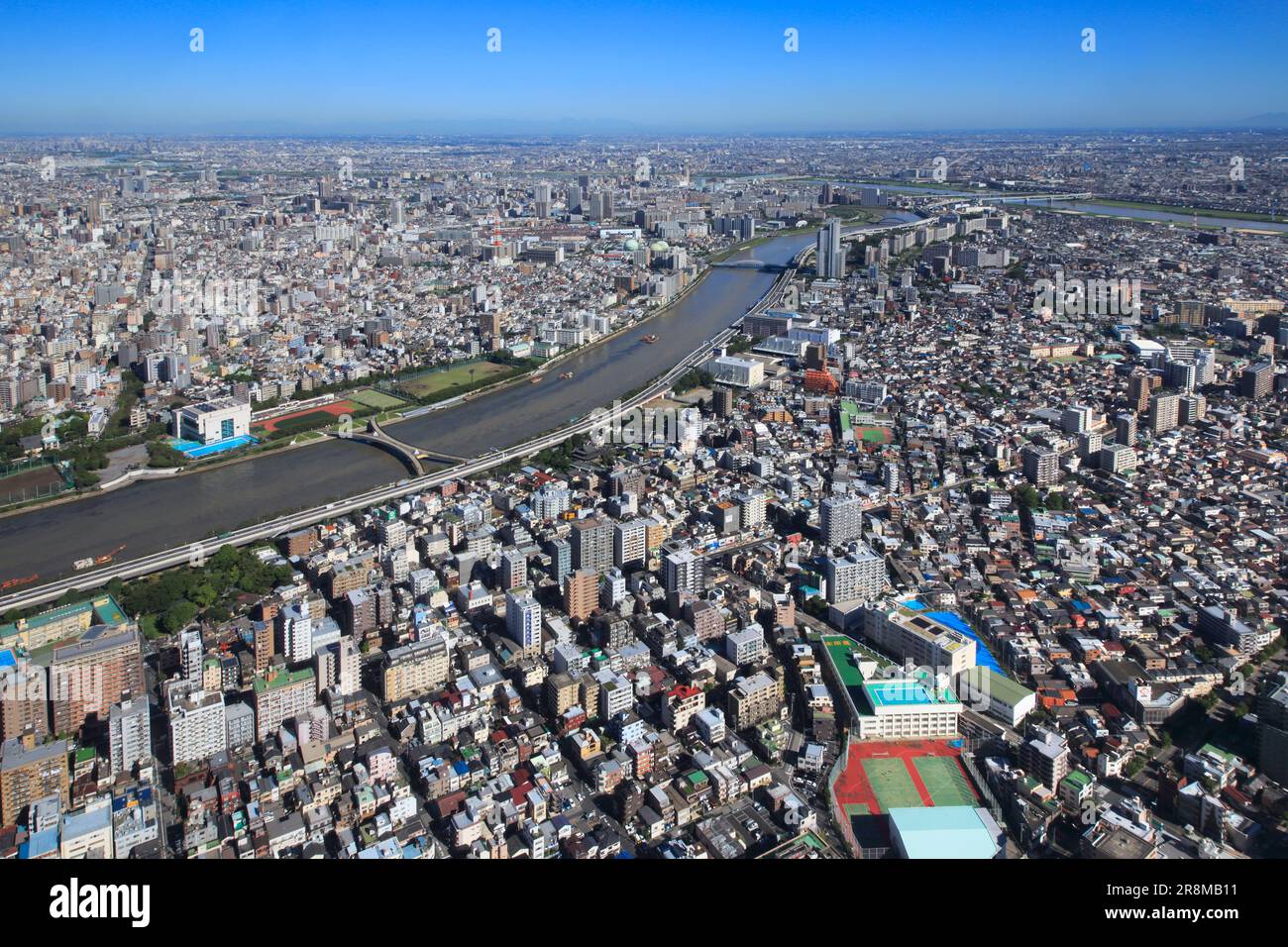 The Sumida River viewed from the Tokyo Skytree Stock Photo - Alamy