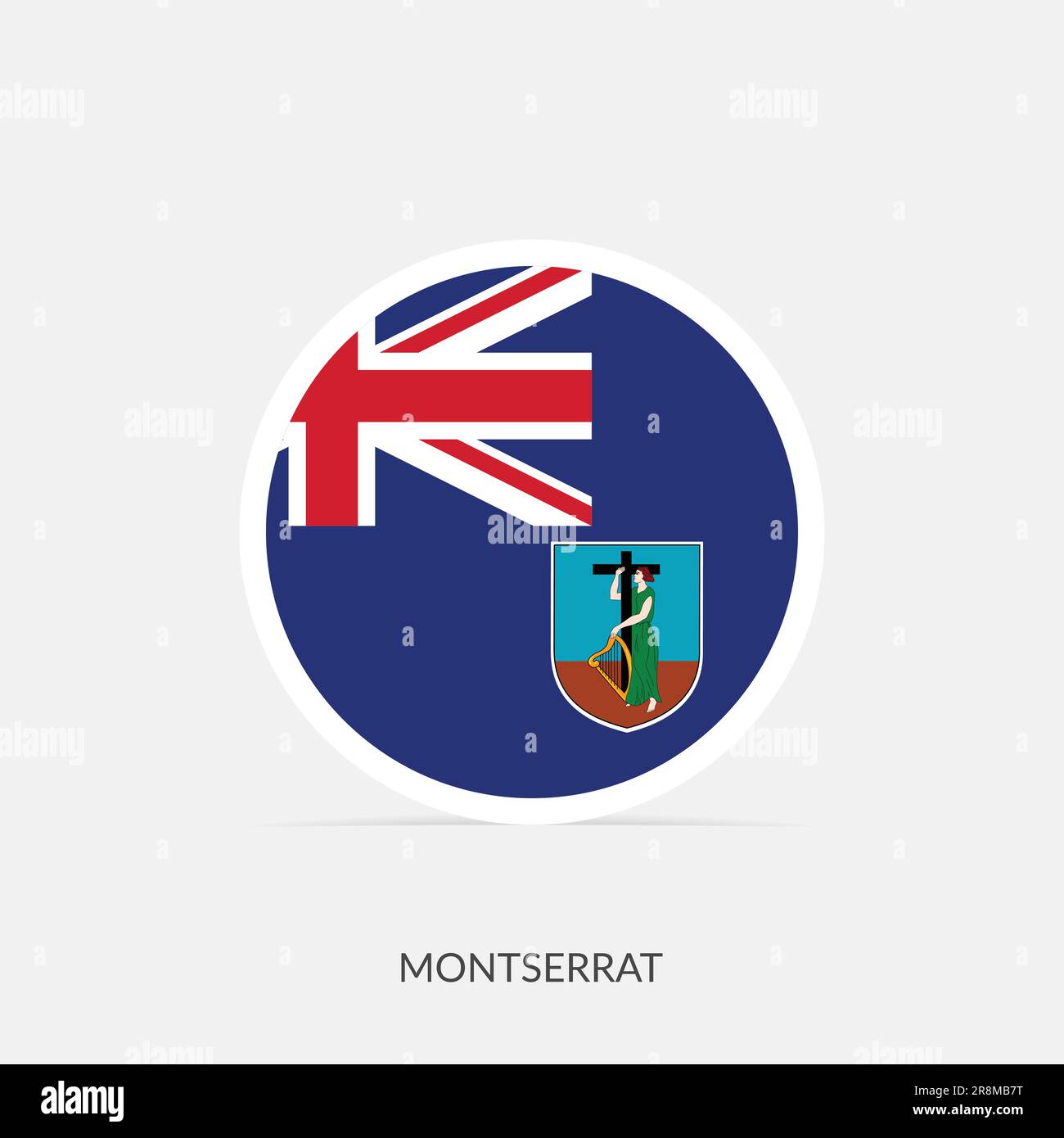 Montserrat flag Stock Vector Images - Alamy