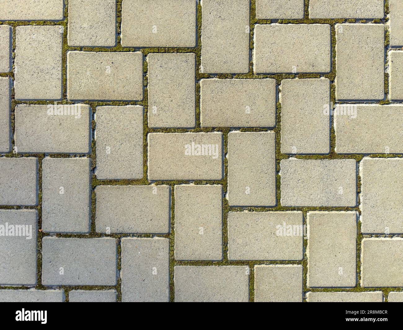 A top view of the concrete pavement patterntexture Stock Photo - Alamy