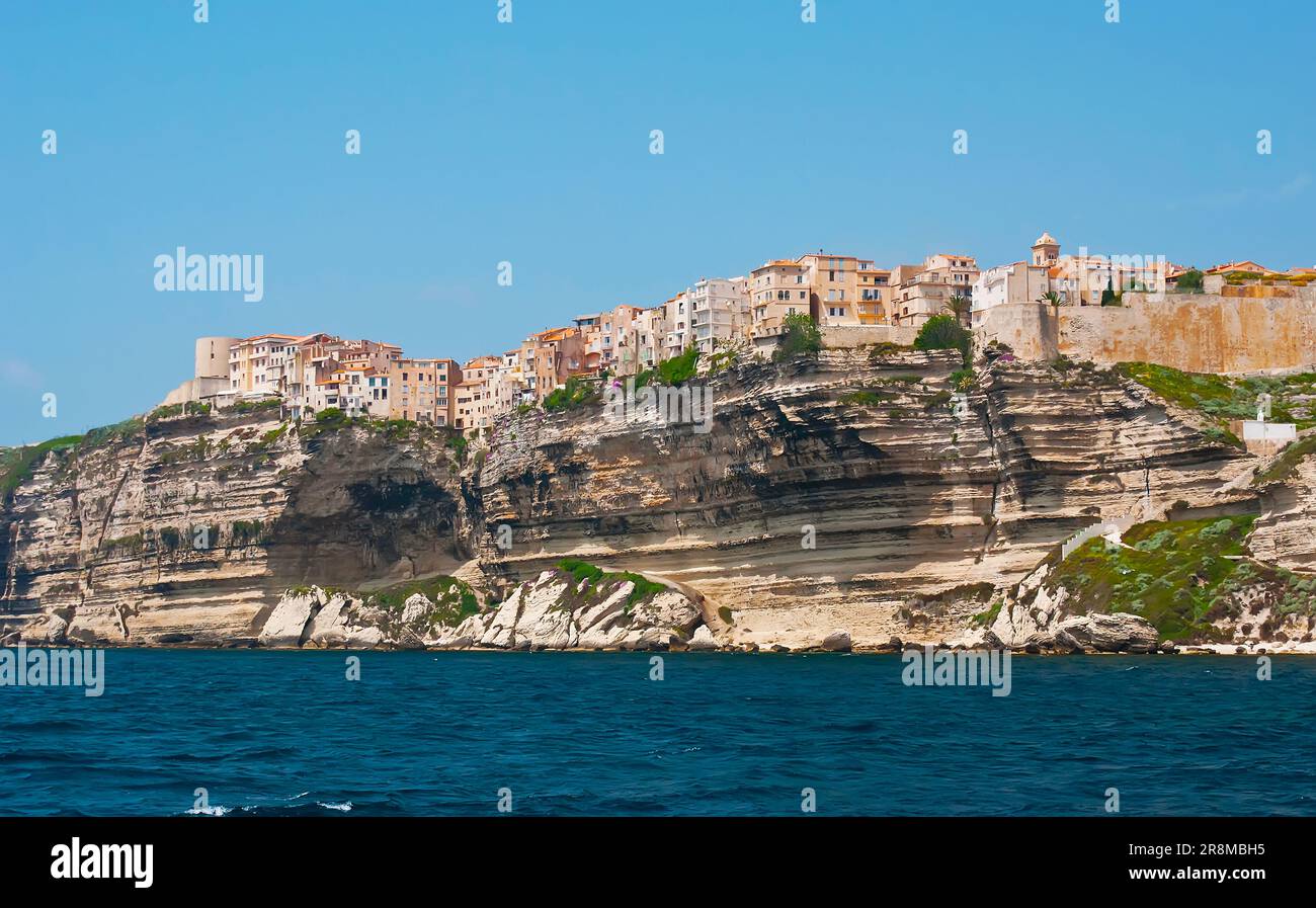 Bonifacio boasts the stunning rocky landscape, its limestone cliffs ...