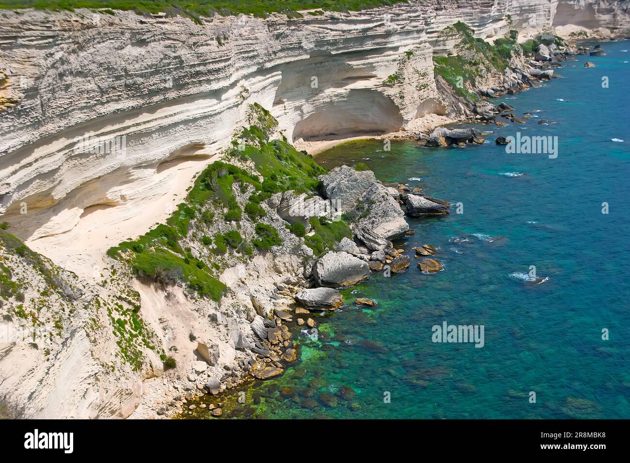 Bonifacio attracts tourists with amazing nature, white limestone cliffs ...