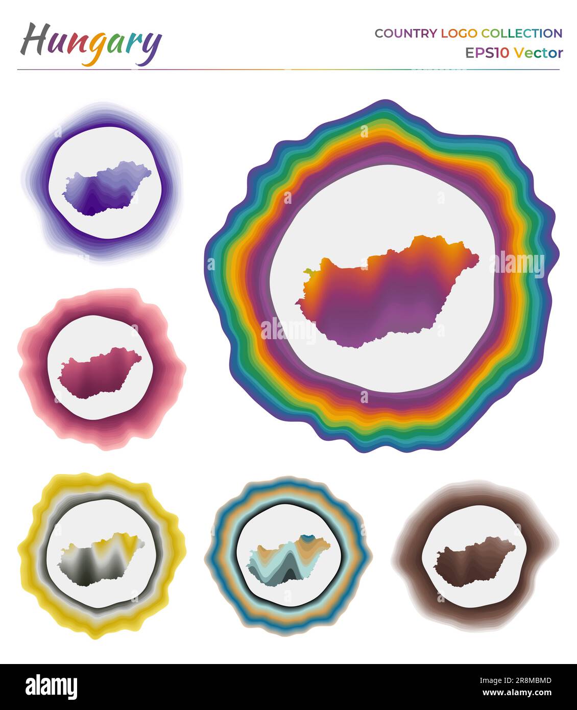 Flag hungary hungarian banner Stock Vector Images - Alamy